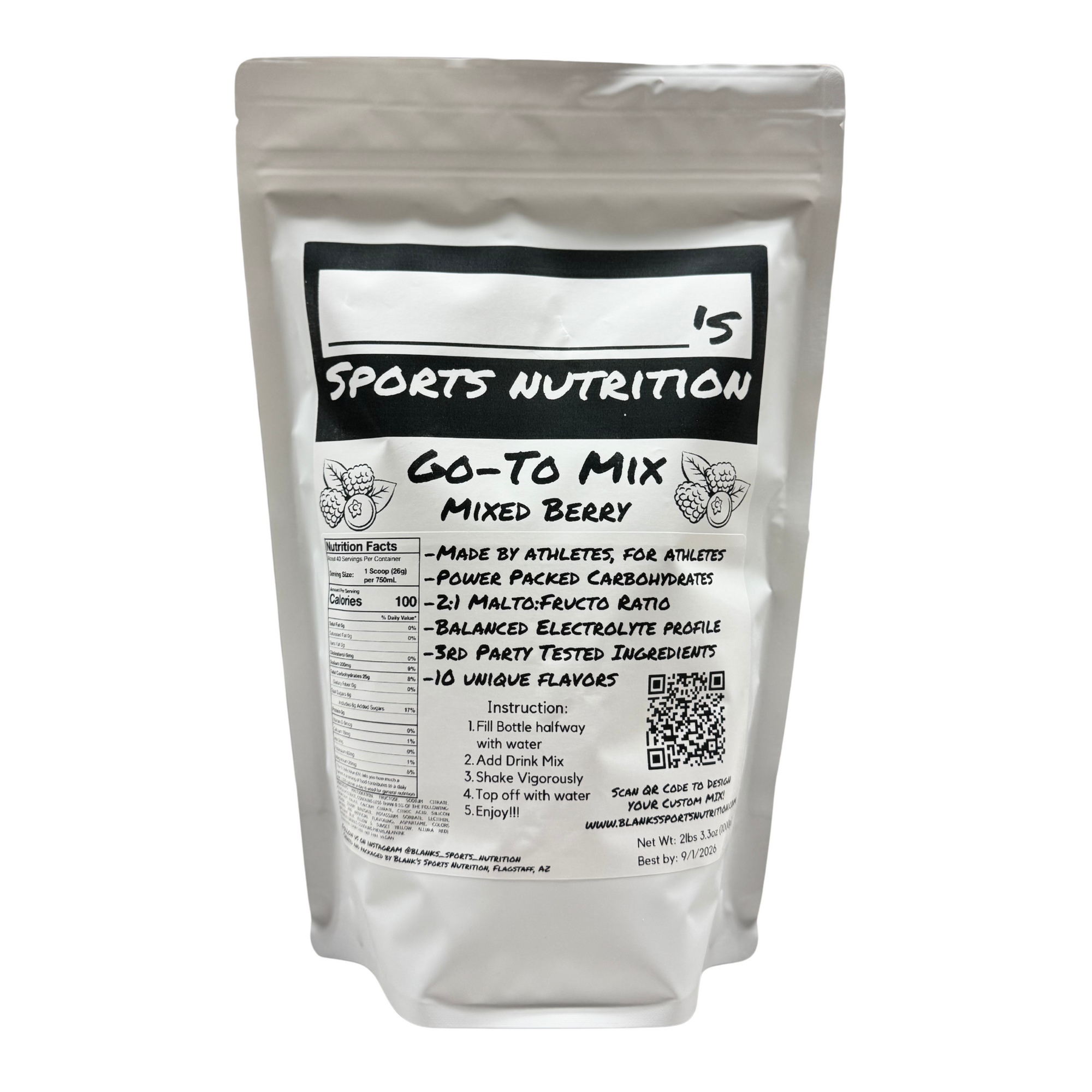 Blank's Bicarb Mix | For Endurance Athletes & High-Intensity Sport