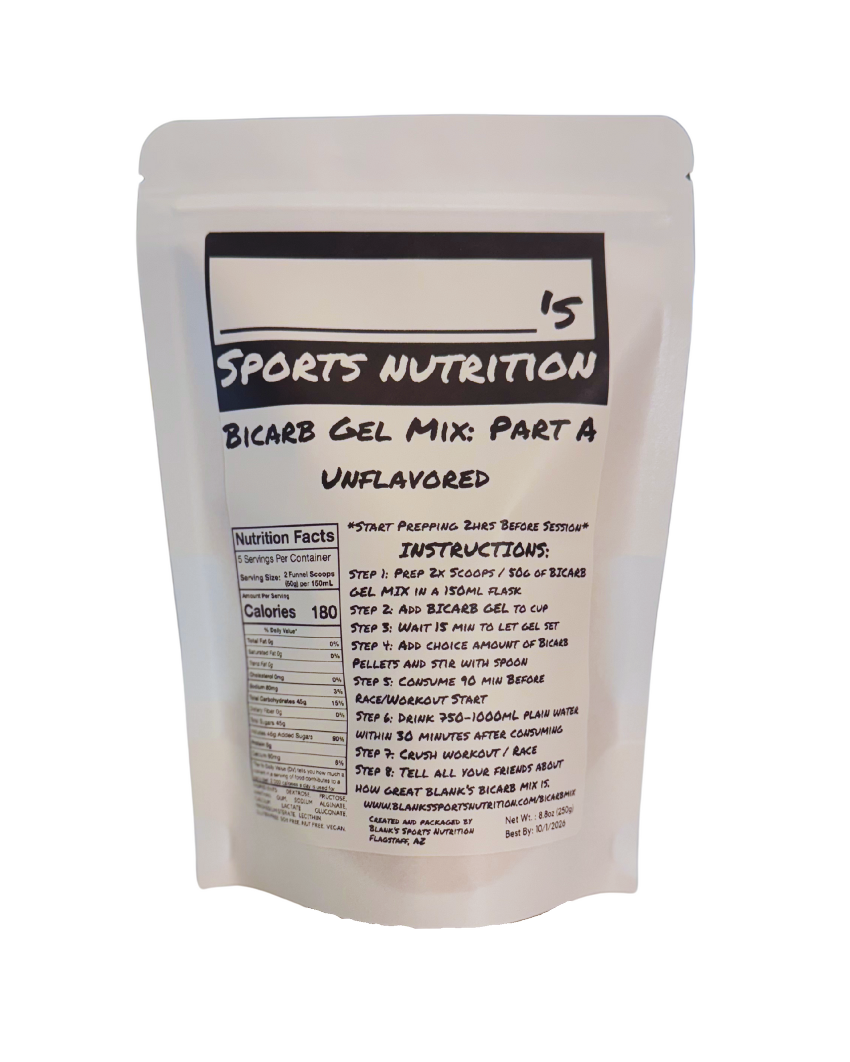 Bicarb Gel Mix Refill Pack | High-Performance Buffer for Athletes